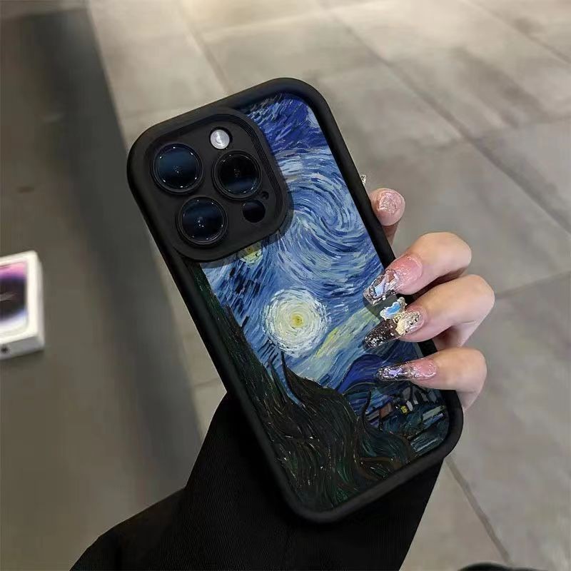The Starry Night Phone Case For Iphone 5 5S 6 14 15 Plus 6S 7 8 X XS ...