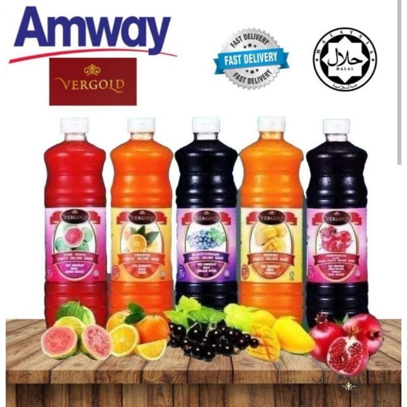 AMWAY Vergold Torn Label Vergold Juice Concentrate (1 Liter) | Shopee ...