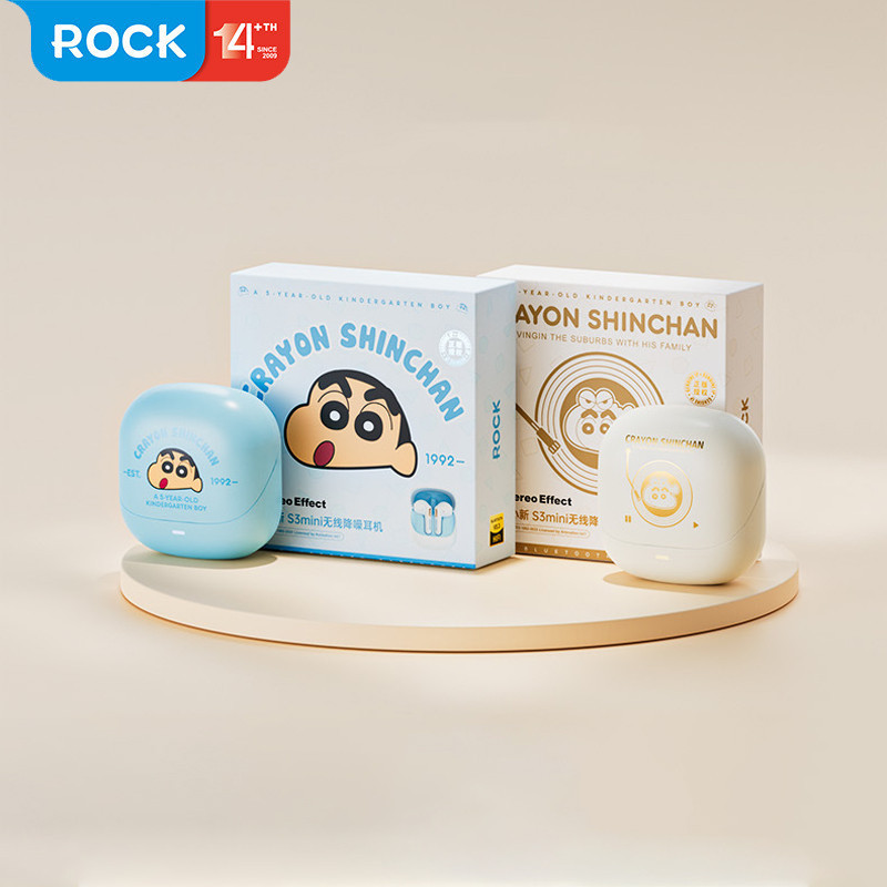 ROCK Crayon Shin-chan Co-branded S3 Bluetooth 5.3 Wireless TWS Earphone ...