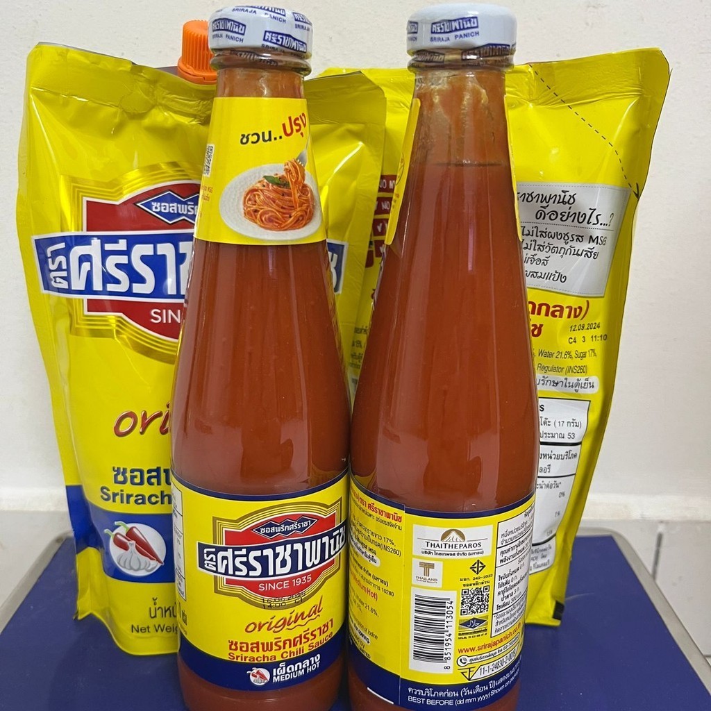 900g Thailand Sriraja Panich Original Sriracha Chili Sauce Sriracha ...