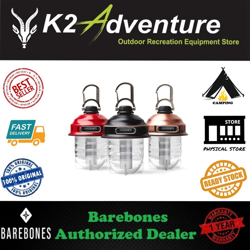 BAREBONES BEACON HANGING LANTERN LIGHT -USB RECHARGEABLE CLASSIC LED CAMPING LANTERN (100% ...