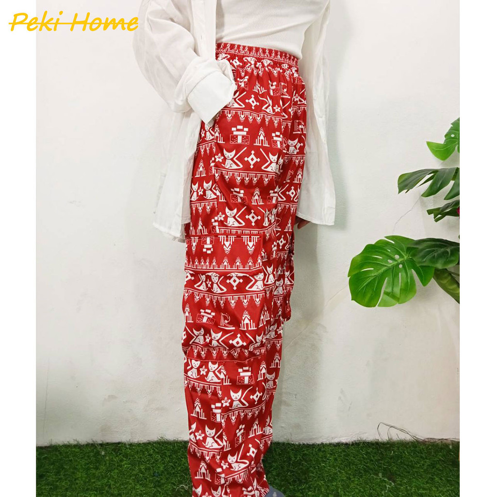 Korat Cat Pattern Pants Bright And Cute Cargo Style. | Shopee Malaysia