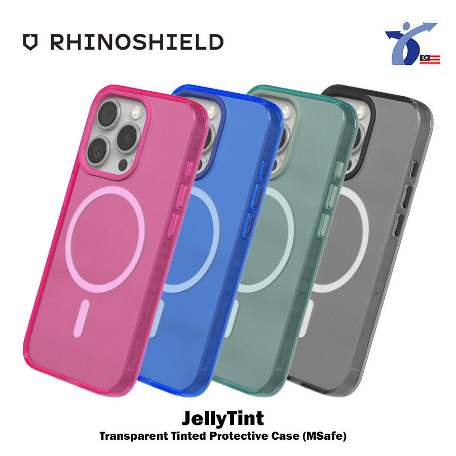 RhinoShield JellyTint Transparent Tinted Protective Case (MSafe) Compatible for iPhone14 Series ...