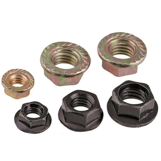 M2 M2.5 M3 M4 M5 M6 M8 M10 M12 M16 Nickel Plated Hexagon Flange Nut ...