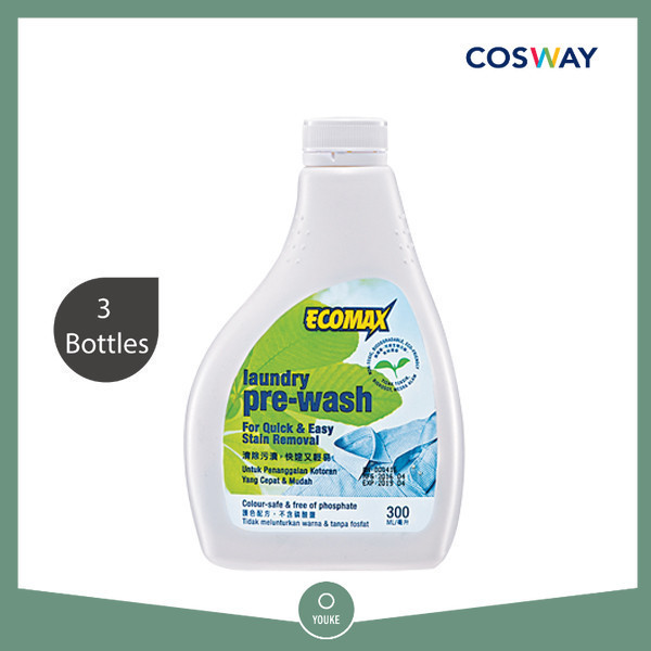COSWAY Ecomax Laundry Pre-Wash 300ml / x3 Bottles | Shopee Malaysia