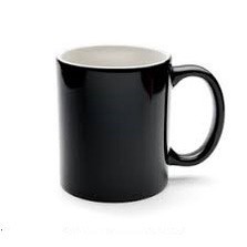 Black Mug (591ml) Ceramic 20oz Jumbo Mug Porcelain Drinking Plain Cawan ...