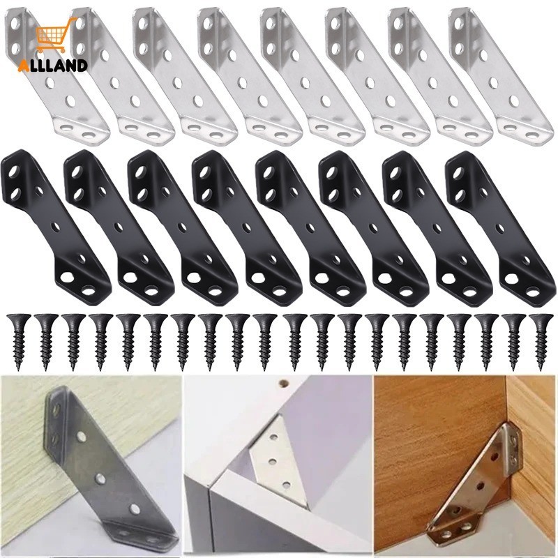 Universal Furniture Corner Connector Stainless Steel Triangular Support ...