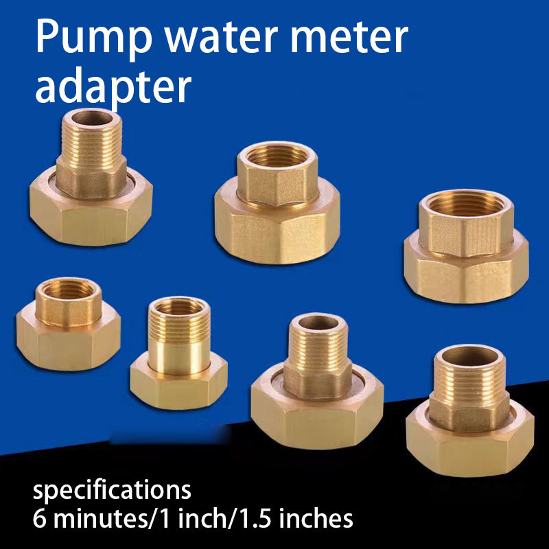 Water pump adapter 25/32/40mm all copper tap water meter with 20mm ...