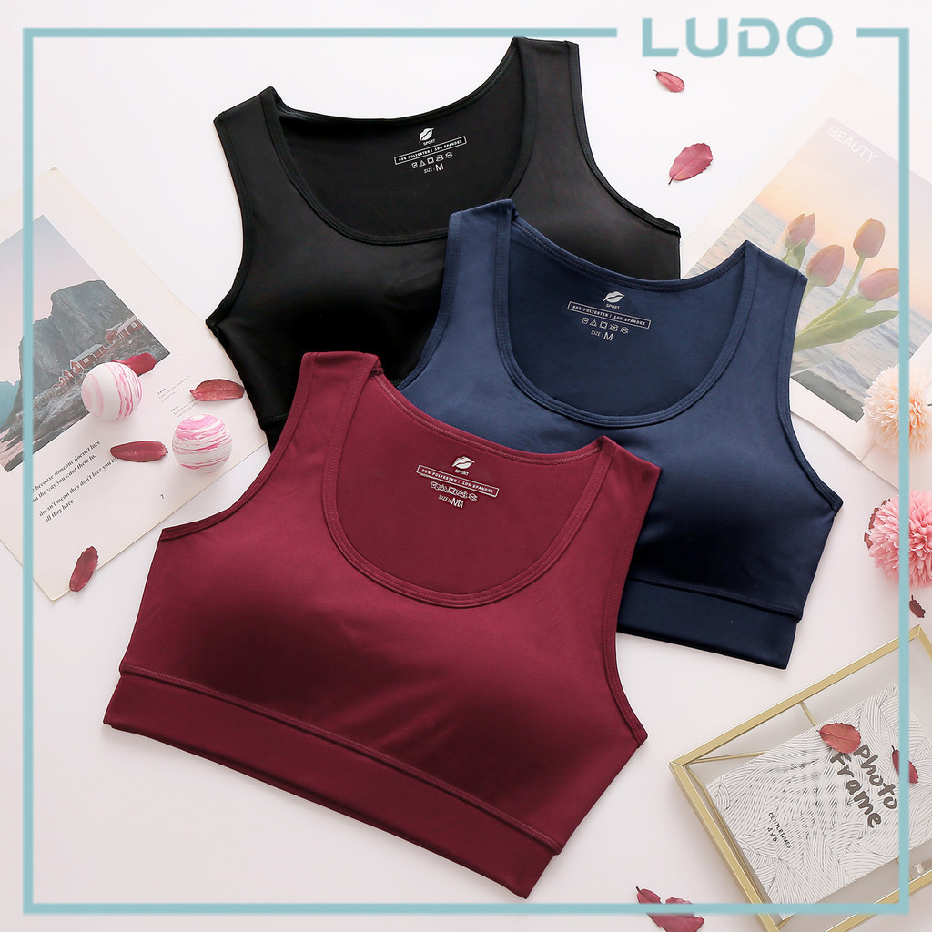 [Ludo] Alicia's Secret Basic Sports Bra Women's Fitness Bra Yoga Medium ...