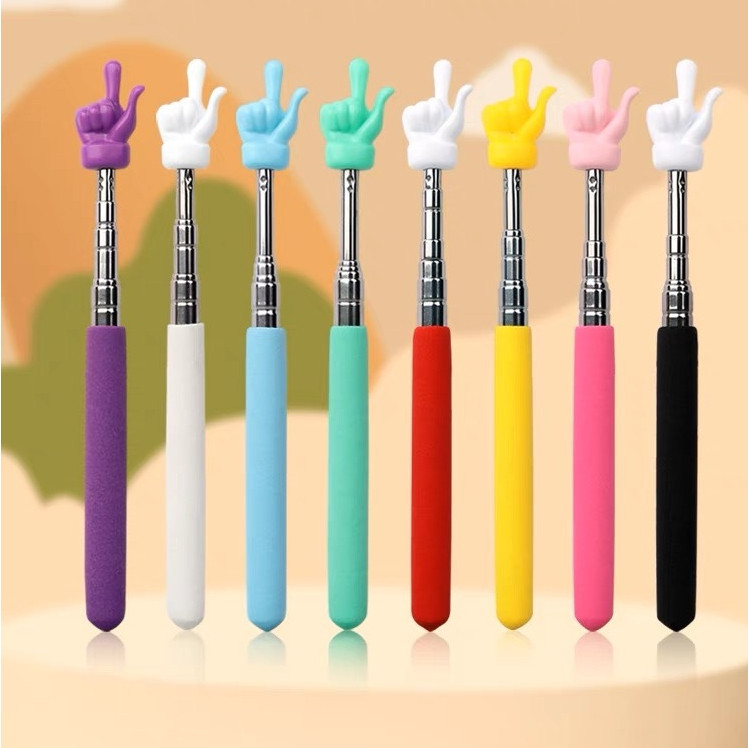 8 Colors Optional Creative Finger Reading Guide Stick Preschool ...
