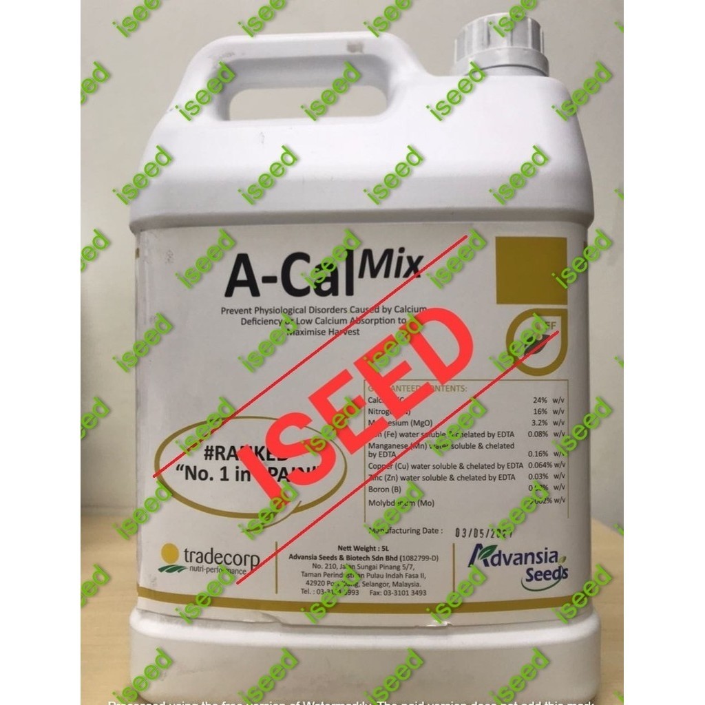 ADVANSIA A-CALMIX 5 LITER BAJA CALCIUM NITRATE ADVANSIA A-CALMIX 5 ...