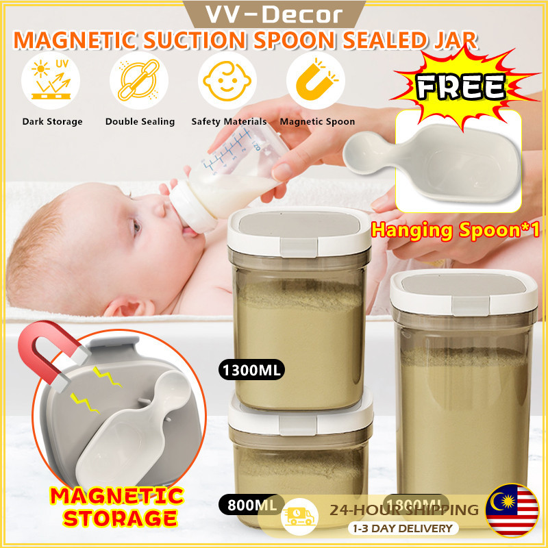 1800mlBekas Susu Baby Kedap Udara Milk Powder Storage Container ...