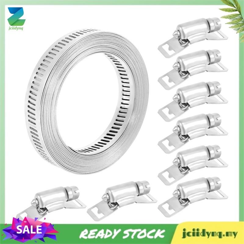 [jciidynq] 304 Stainless Steel Worm Clamp Hose Clamp Strap with ...