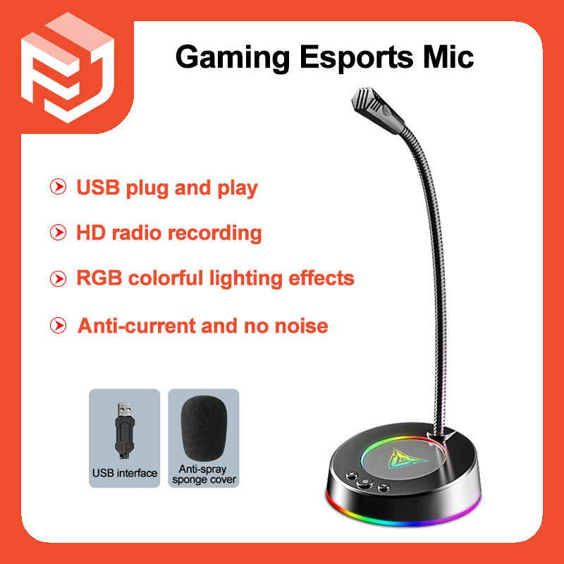 Game Esports Microphone Computer Desktop Microphone Notebook USB ...