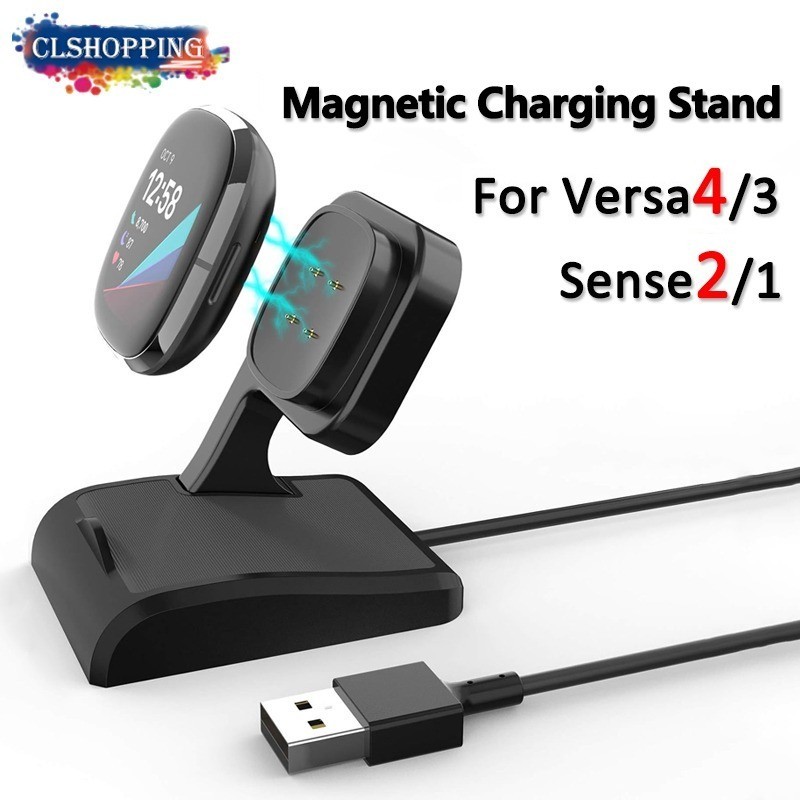 Charger Dock for Fitbit Sense 2/Versa 3 4,Magnetic Charger Stand with 3 ...