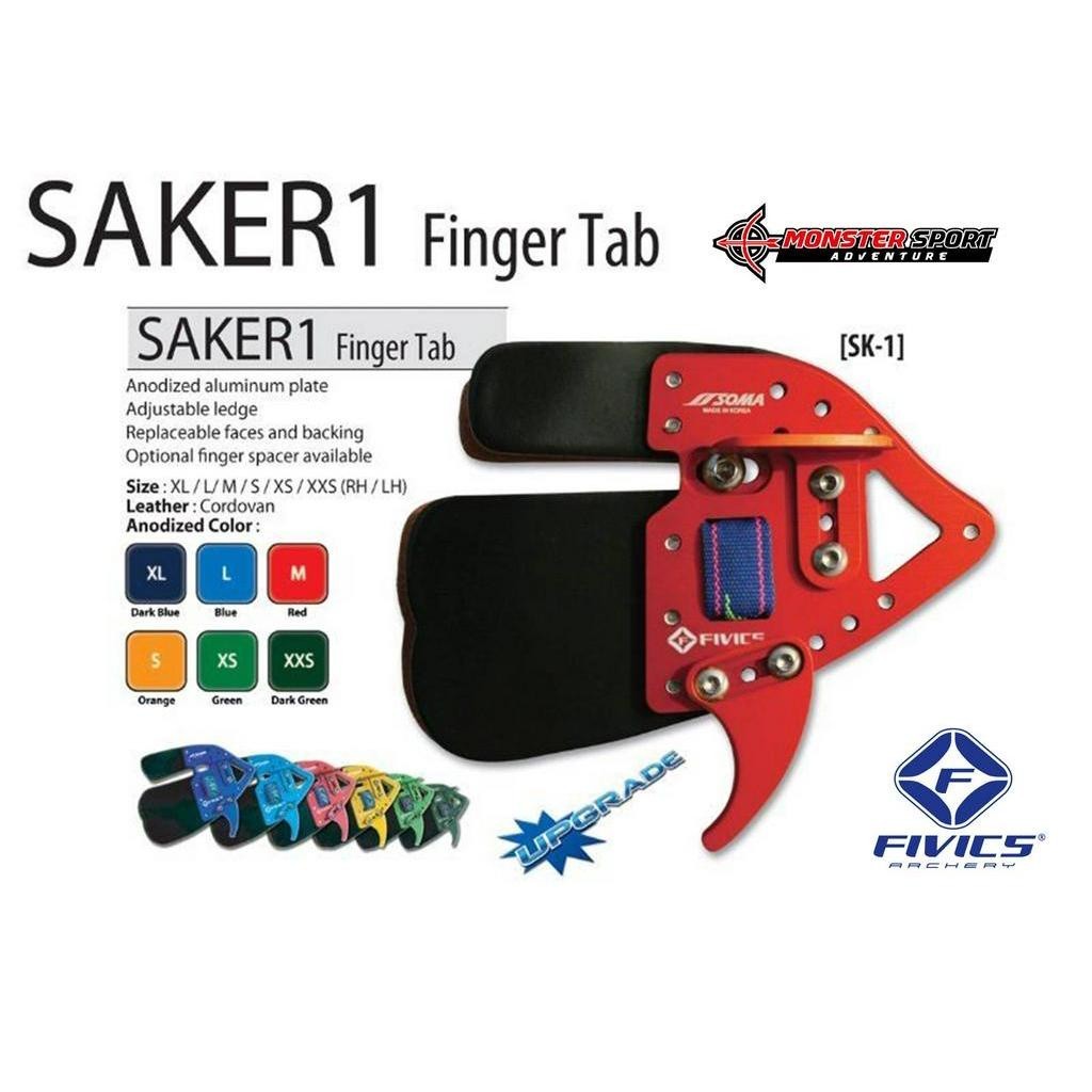 Fivics Archery Saker 1 Finger Tab Protection Archery Recurve Archery ...