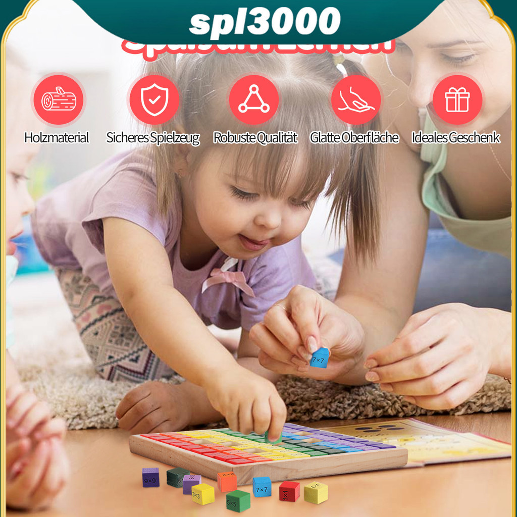 1/2/3/5 Multiplication Table Game For Kids Eye-hand Coordination And ...