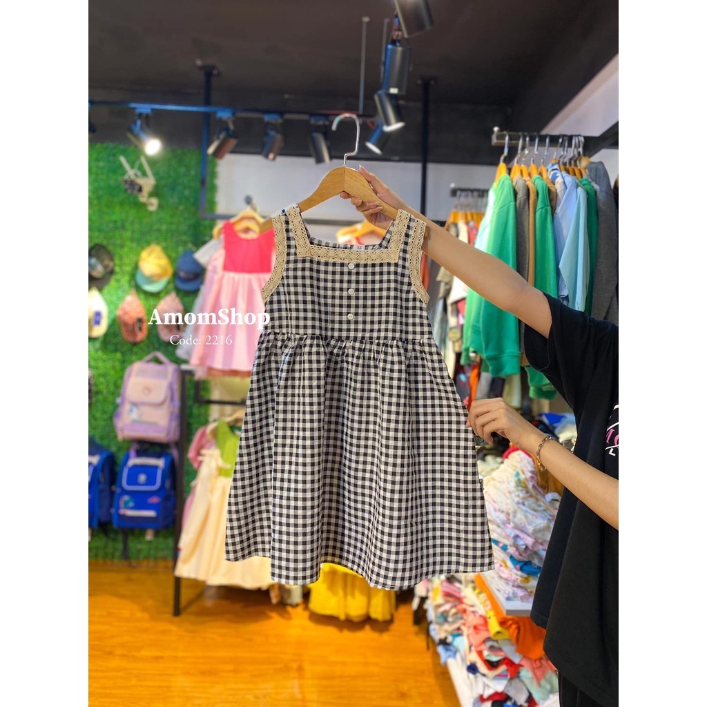 Just Arrived In VINTAGE STYLE KARO Dress With A New And Cute ...