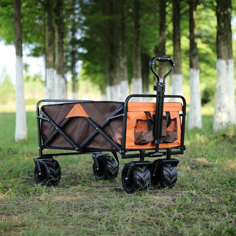 ready stock 10 inches Wagon Trolley Foldable Camping Trolley Outdoor ...