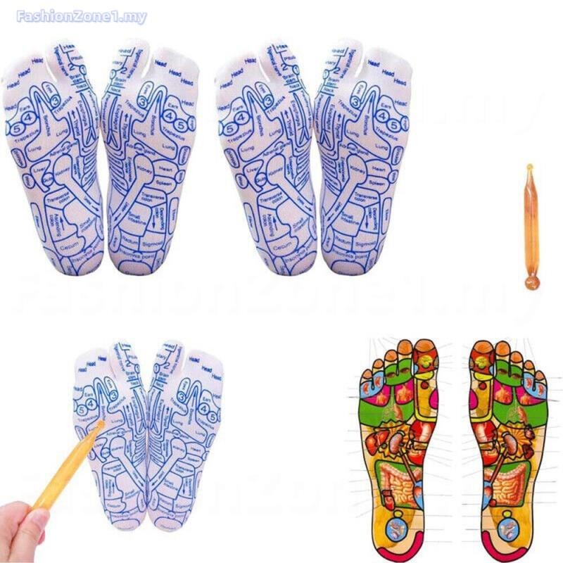 Reflexology Socks Set Chinese Acupuncture Point With Massage ToolFoot ...