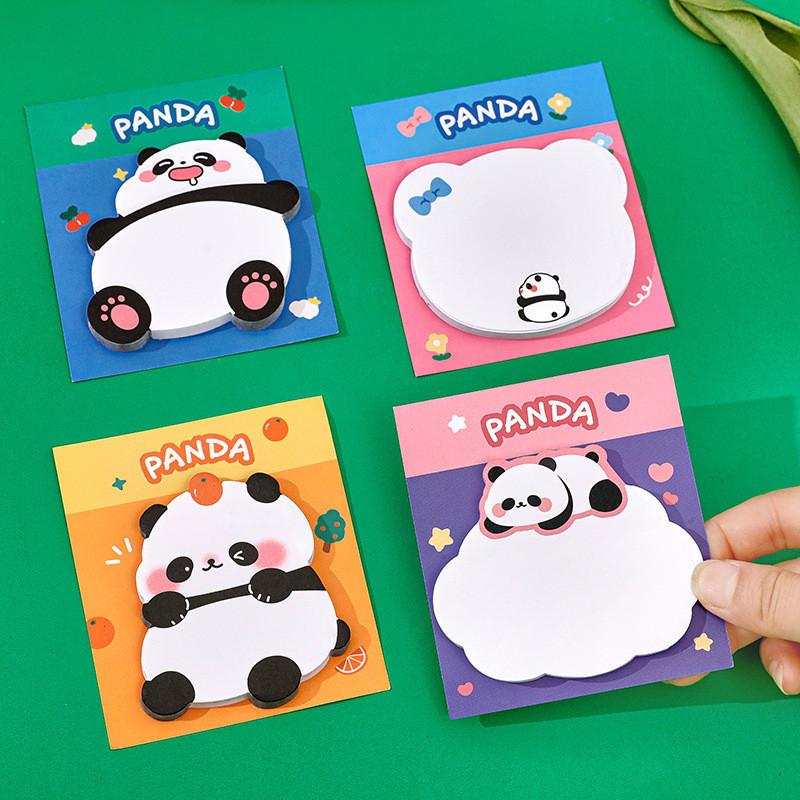 30 Sheets/pcs Cartoon Panda Post It Sticky Notes Cute and Sticky ...