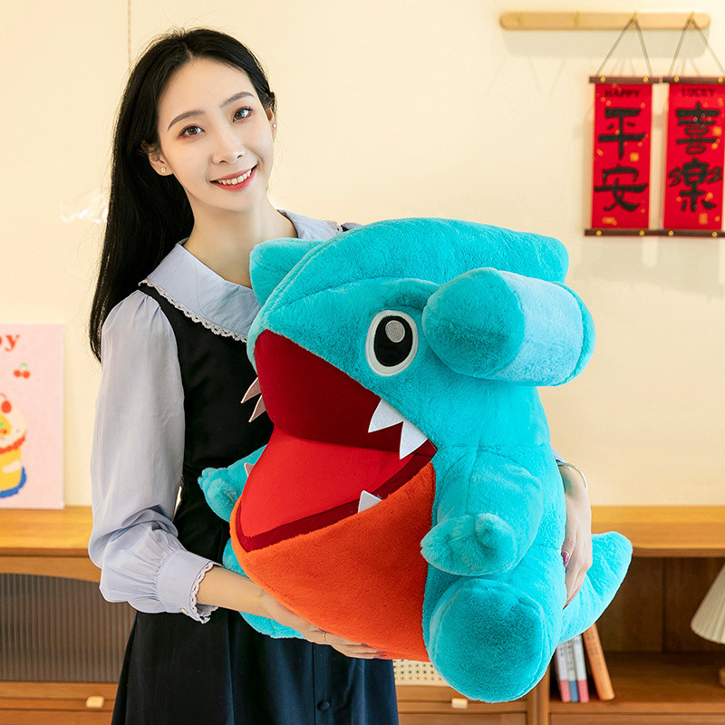 Large Pokémon Doll Gible Cute Plush Toy Ragdoll Children Birthday Gift ...
