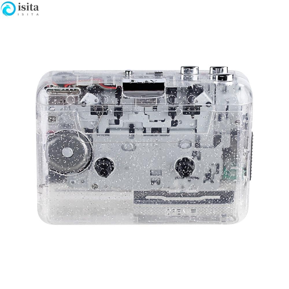 ISITA Cassette Tape Player, Dual Channel USB2.0 Port Cassette Player ...