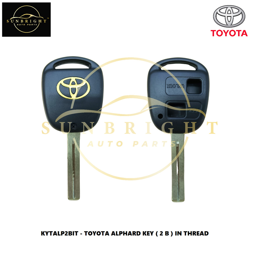 TOYOTA ALPHARD KEY ( 2 B ) IN THREAD | Shopee Malaysia