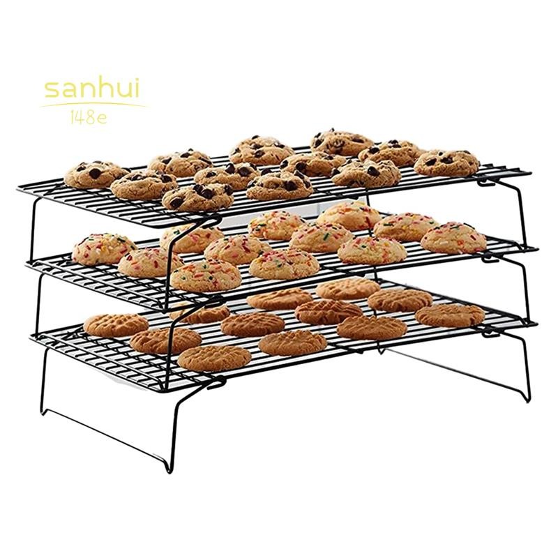 Stainless Steel Non-Stick Baking Tray with Wire Grid, Cooling Rack for ...