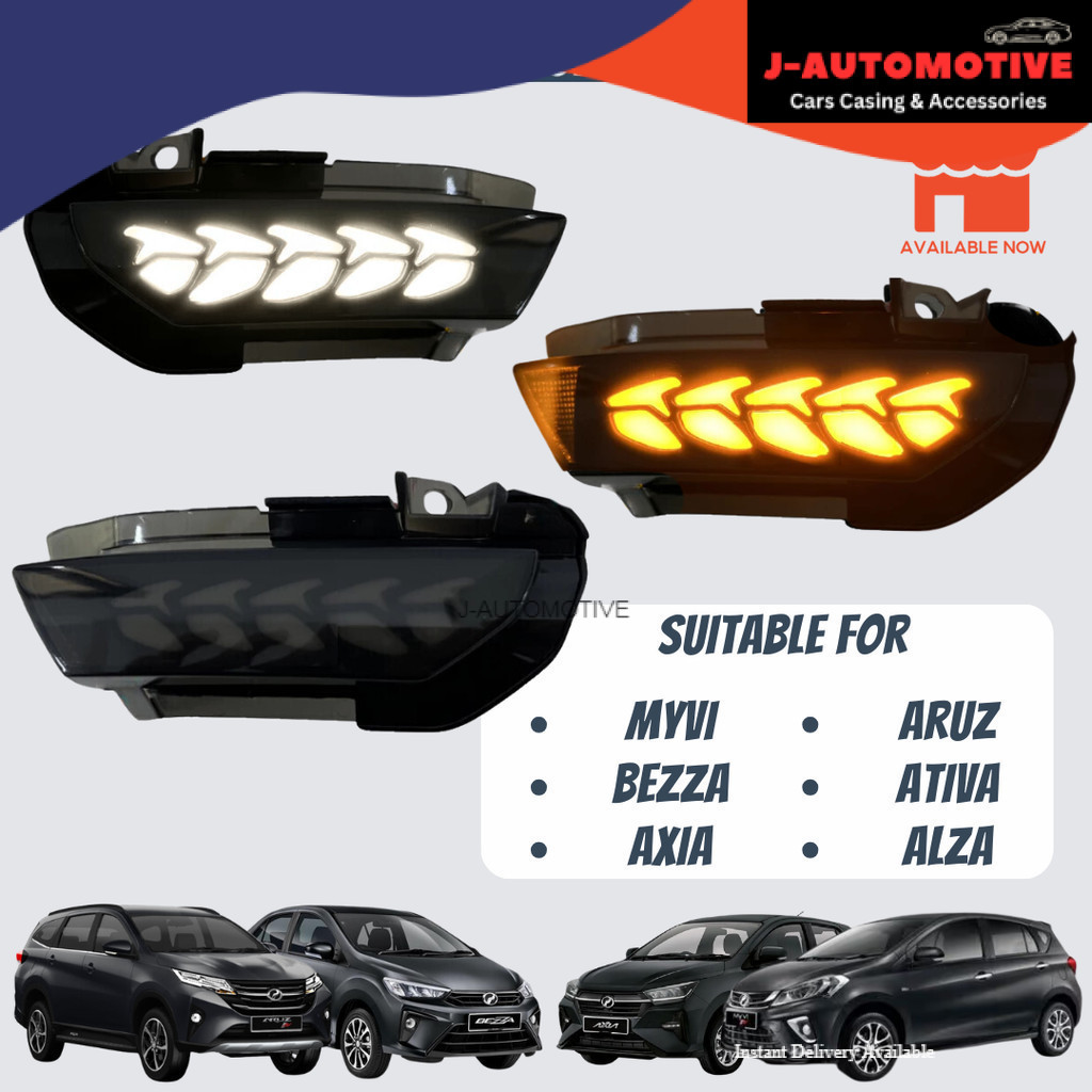 Perodua Bezza Myvi Axia Aruz Alza Ativa Side Mirror LED Signal Light ...
