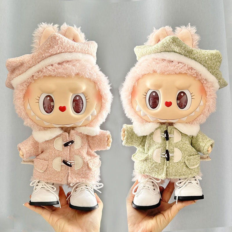 17cm Labubu doll Clothing 38cm Labubu Plush doll Clothes Labubu doll ...