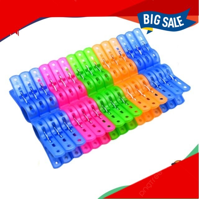 (30pcs/pack) Penyepit Pakaian, Sepit Baju Plastik, Penyepit Baju ...