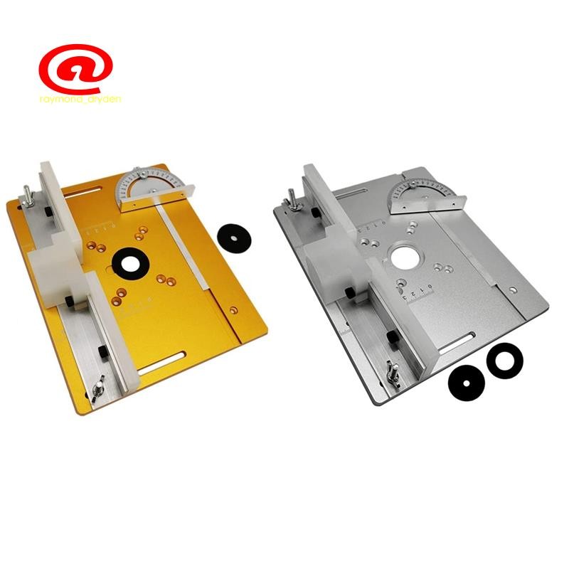 Router Table Insert Plate W/Miter Gauge for Woodworking Benches Table ...