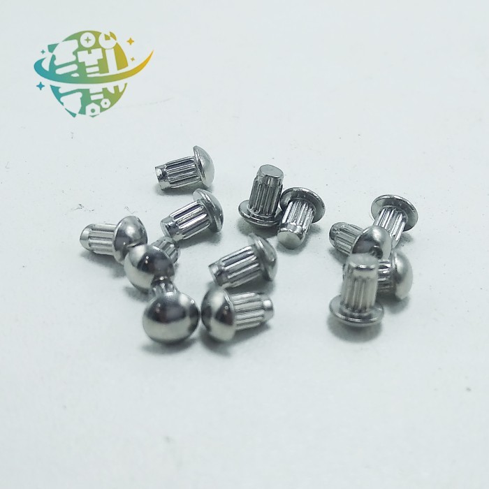 3 x 5 Serrated Thread Rivets Wooden Rivets Button Rivets (Vertical ...