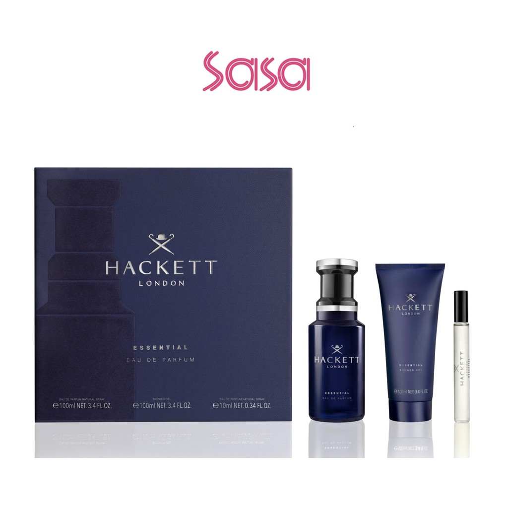 HACKETT LONDON : Essential 24'SET EDP 100ML + SG 100ML + SP 10ML | Shopee Malaysia