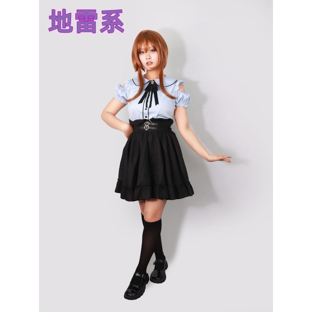 Hatsune Miku mine-type dark series cosplay cute girl fresh l初音未来 地雷系暗黑 ...