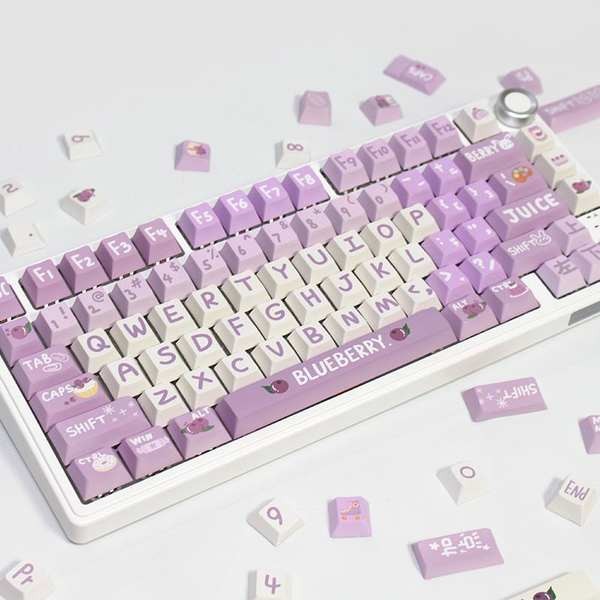 keycap Purple Blueberry Series Unique Keycap Original Factory Height ...
