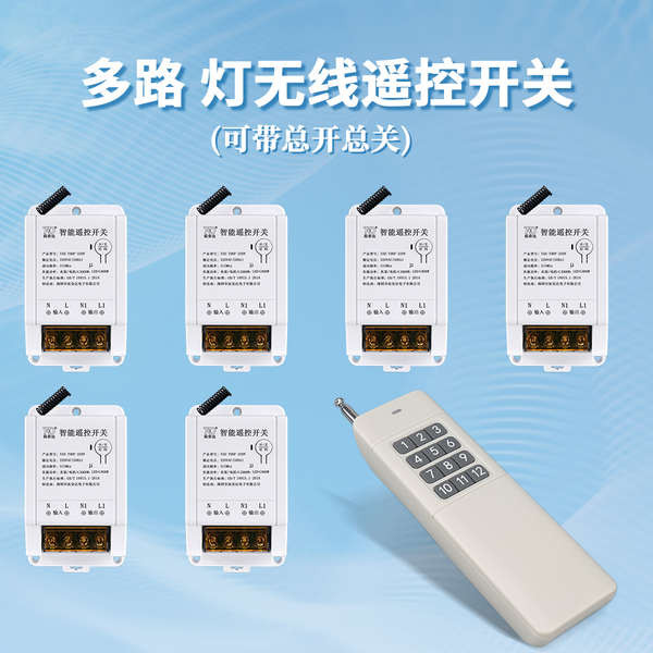 Long Distance Smart AC220V High Power Water Pump Wireless Remote ...