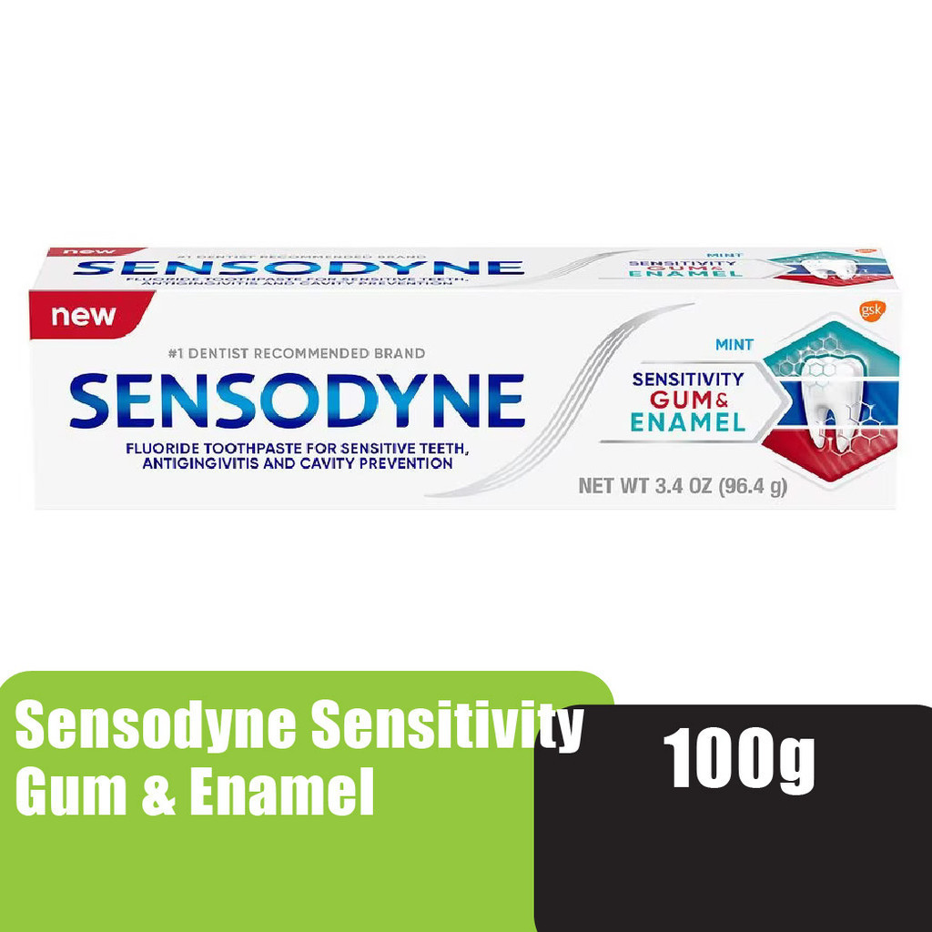 Sensodyne Toothpaste Sensitivity Gum & Enamel 100g (Toothpaste, Ubat Gigi) | Shopee Malaysia