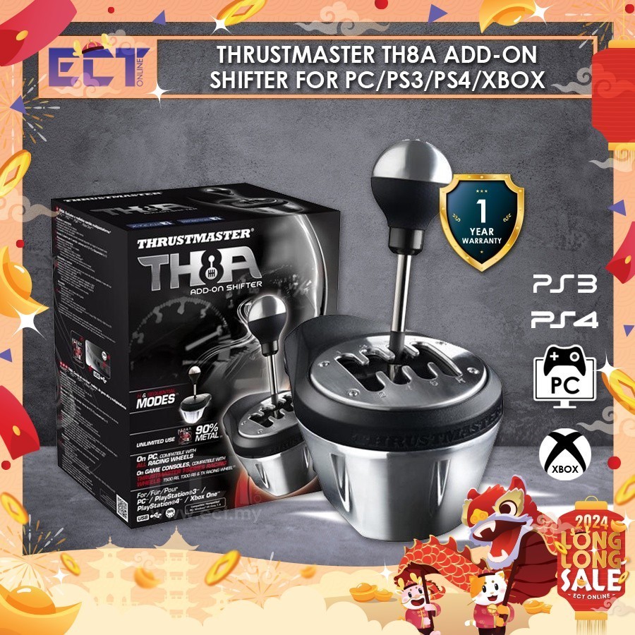 Thrustmaster TH8A Add-On Shifter Racing Gear (PC, PS3,PS4,XBox One ...