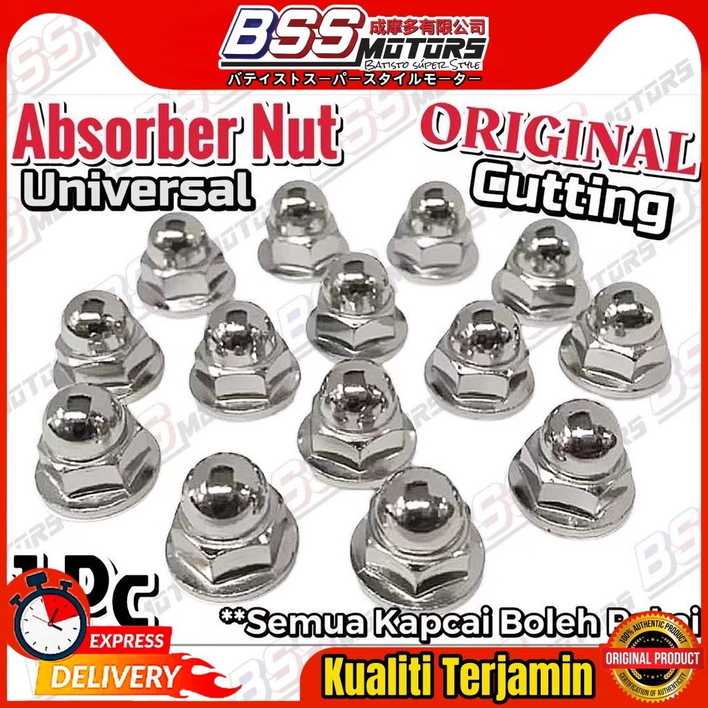 Modenas Kriss Rear Absorber Nut 1 pc Skru EX5 HP Dream Wave100 Wave125 ...