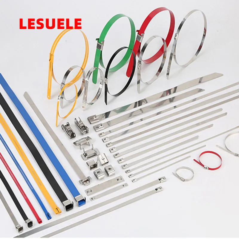 Lesu 10pcs 304 Stainless Steel Ribbon 4.6x200/300/400/500 Self-Locking ...