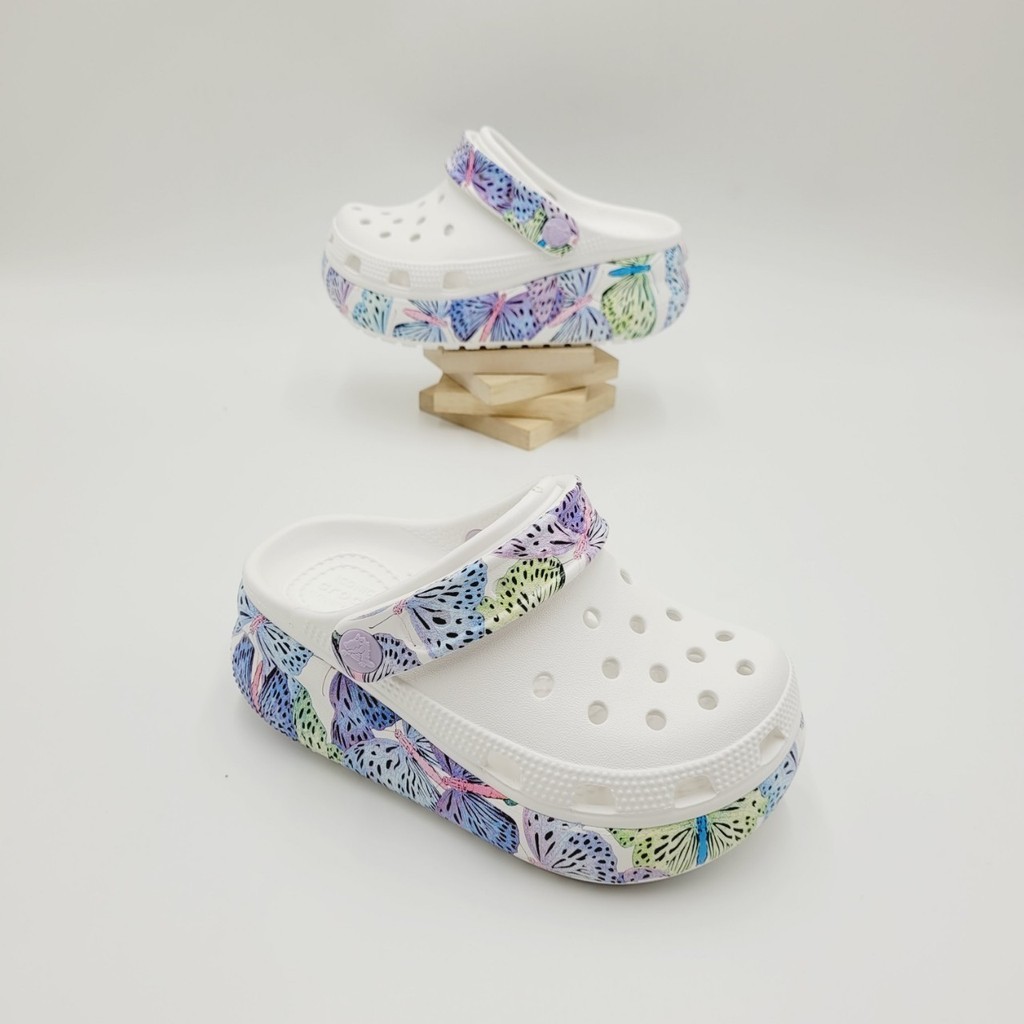 Fashion Casual Kids Style Crocs Cutie Crush Butterfly Clog (Unisex ...