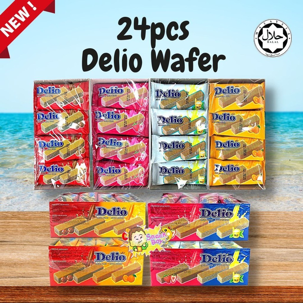 (ready stock) delio cream wafer 24pcs | Shopee Malaysia