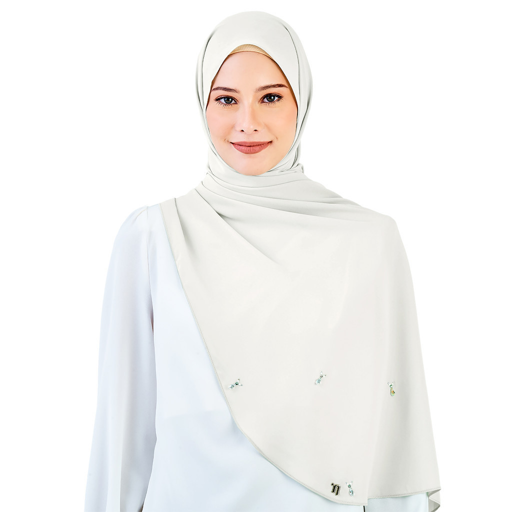 naelofar Lady Amelia Crystal Shawl | Shopee Malaysia