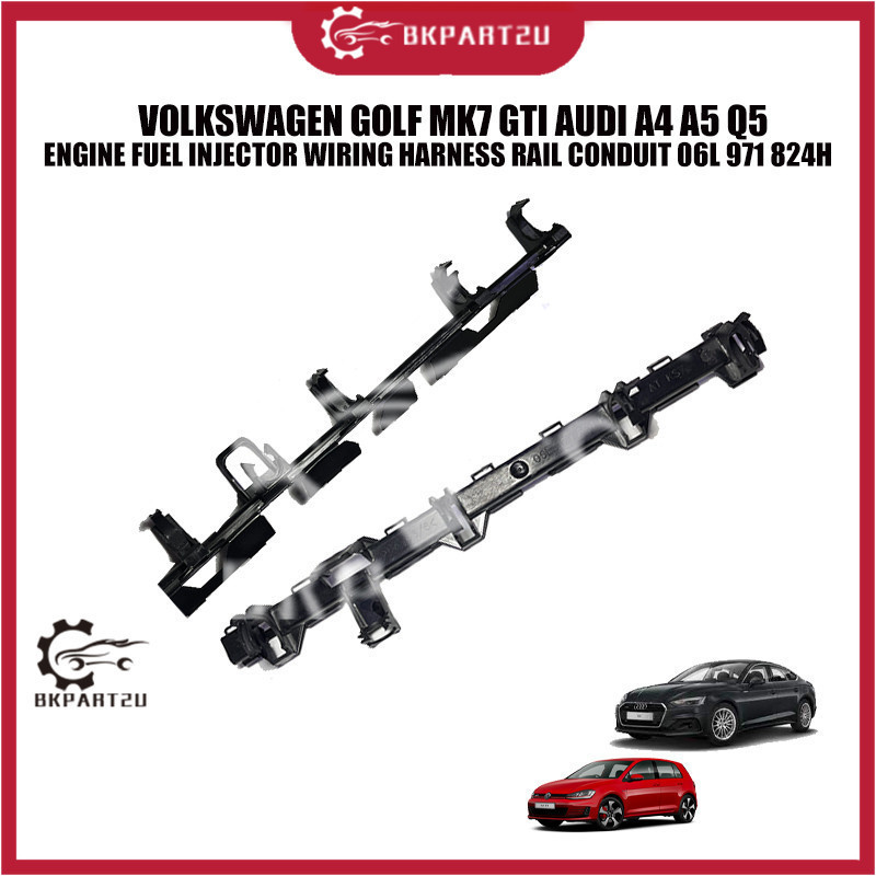 VOLKSWAGEN GOLF MK7 GTI AUDI A4 A5 Q5 ENGINE FUEL INJECTOR WIRING ...