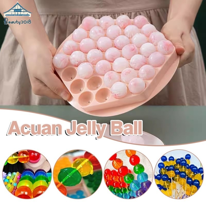 37/33 Grids Acuan Jelly Ball Tray 3D Plastik Rainbow Jelly Ball Mold ...