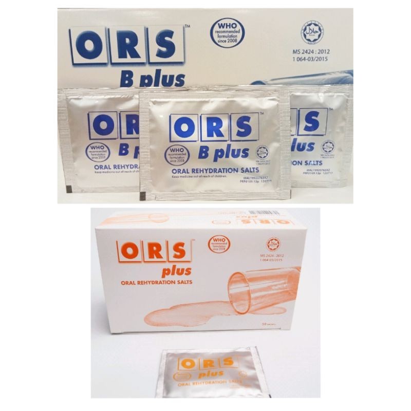 [One Box] ORS B Plus 50's Sachets / ORS Plus 50's Sachets | Shopee Malaysia