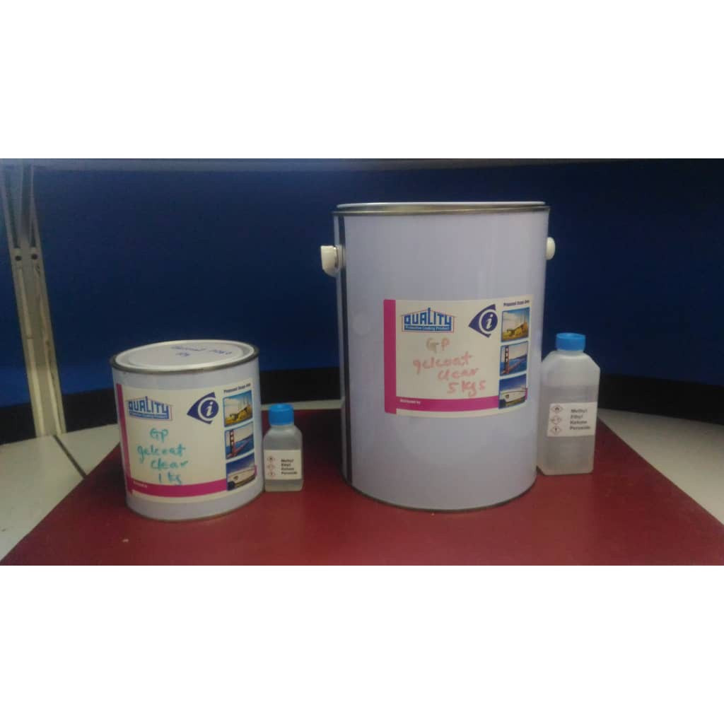 General purpose gelcoat clear with catalyst(1kg+20ml catalyst/5kg+100ml ...