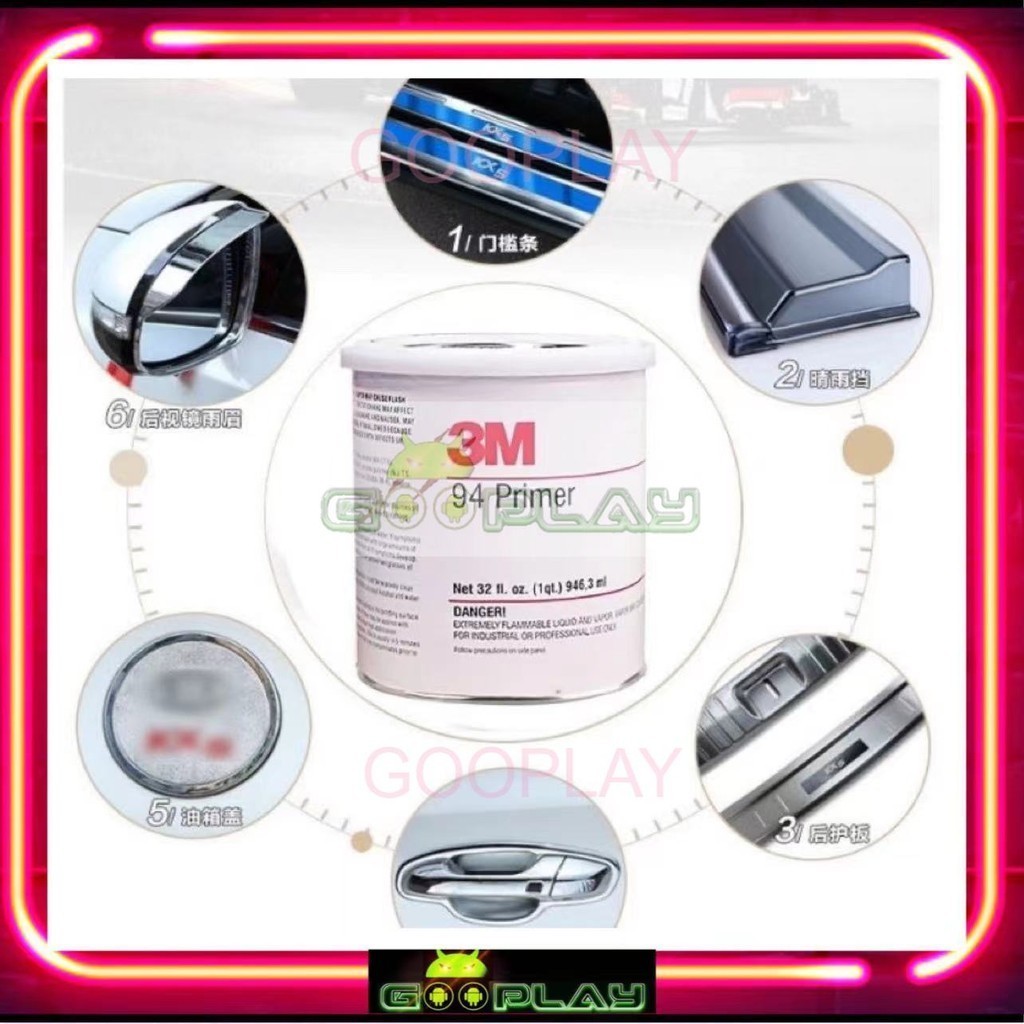 3M Double Tape 94 Primer 946ml 32oz/3M Double Side Tape Adhesion Promoter 94 Primer Applicator ...